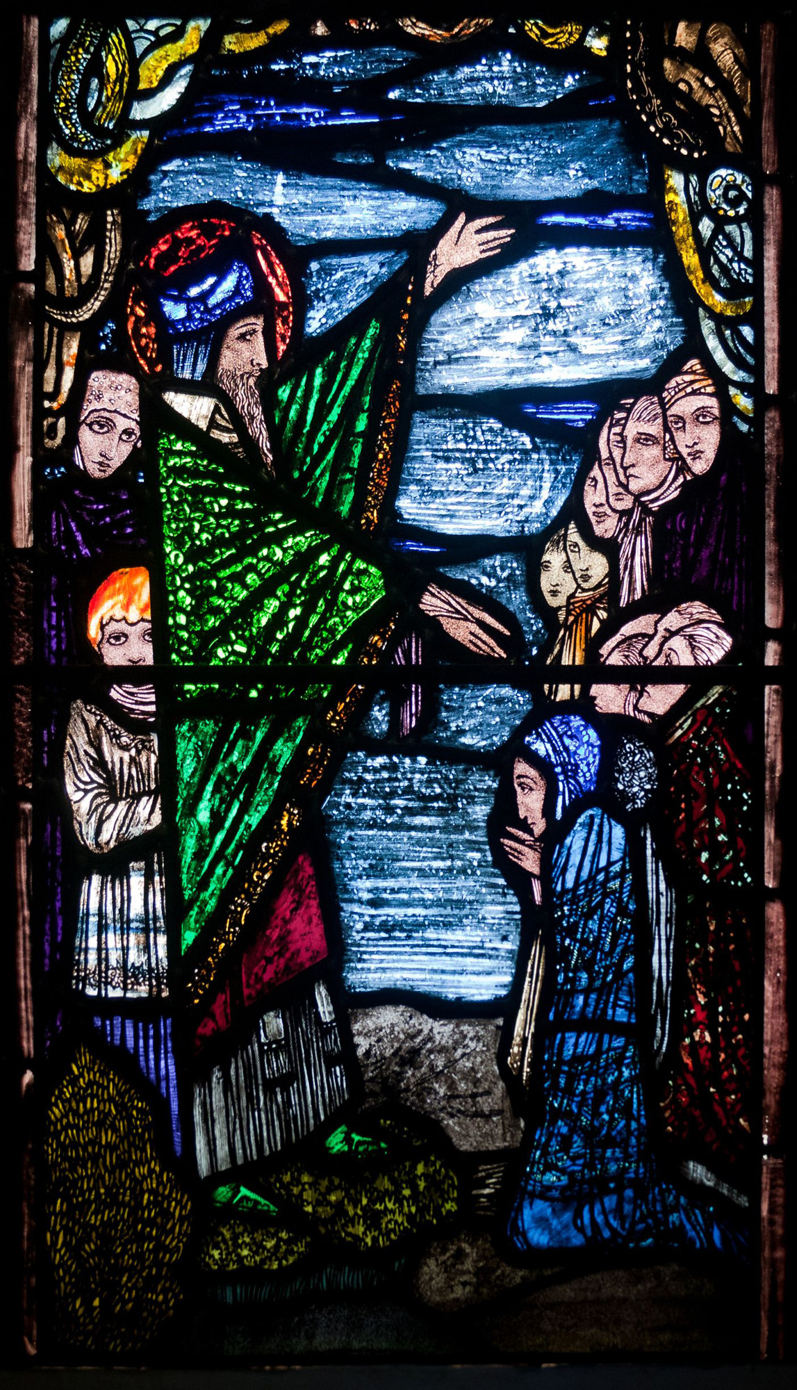 St. Patrick Preaching to his Disciples by Harry Clarke – Daily Dose of Art