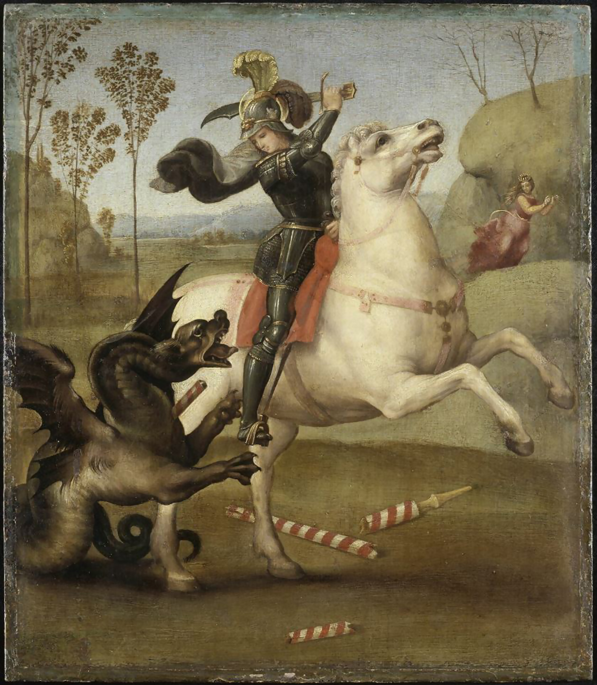“Saint George” by Raphael – Daily Dose of Art