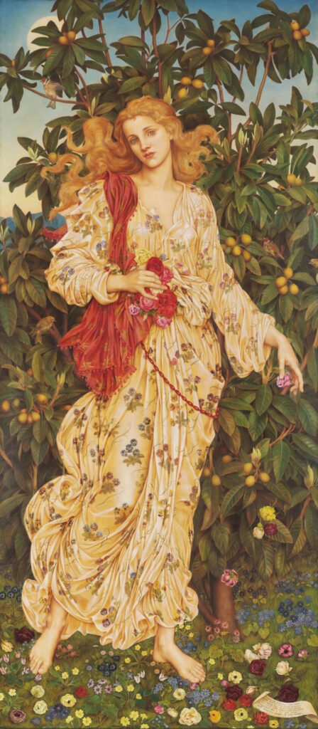 “Flora” by Evelyn De Morgan – Daily Dose of Art