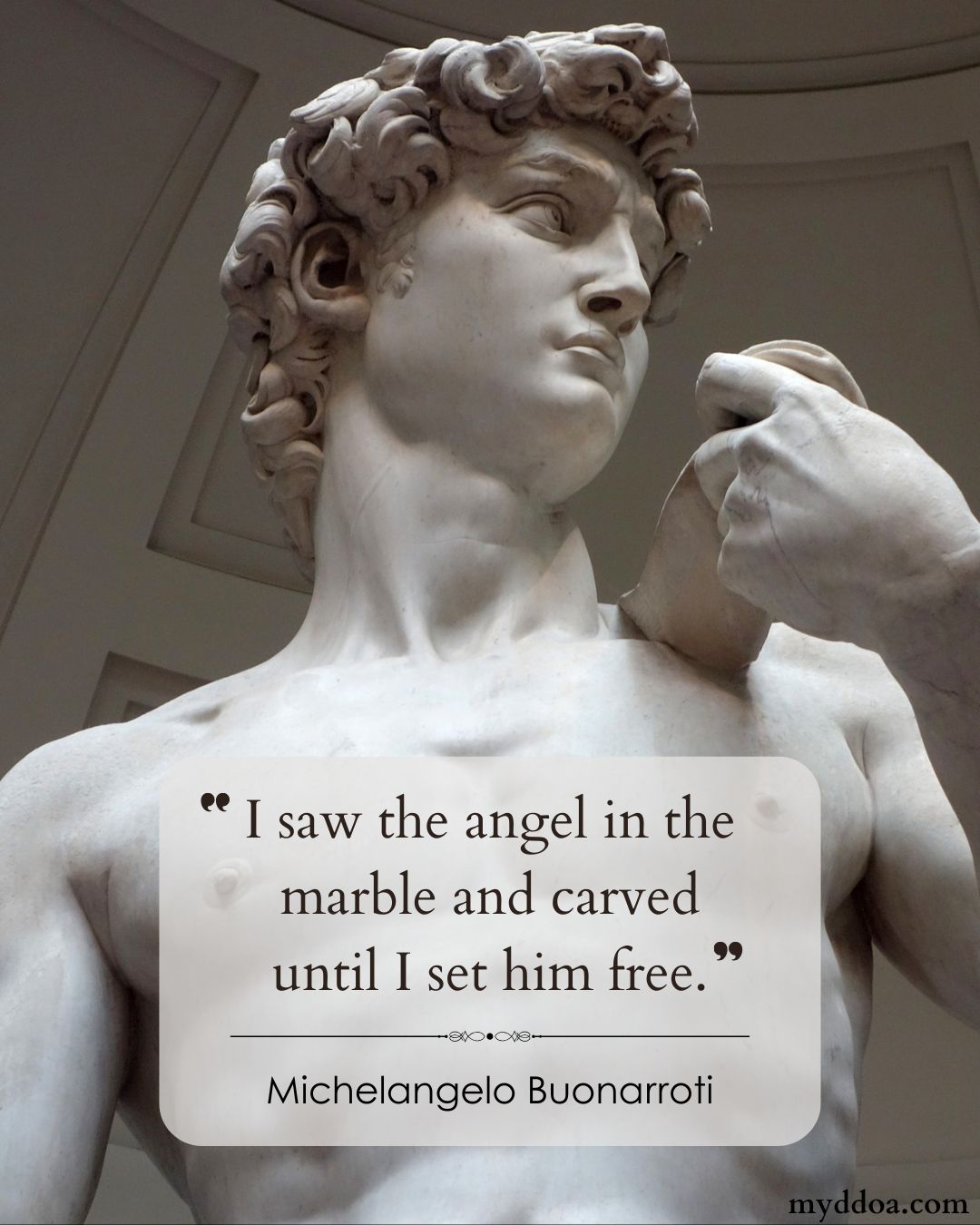 Michelangelo – Quote – Daily Dose of Art